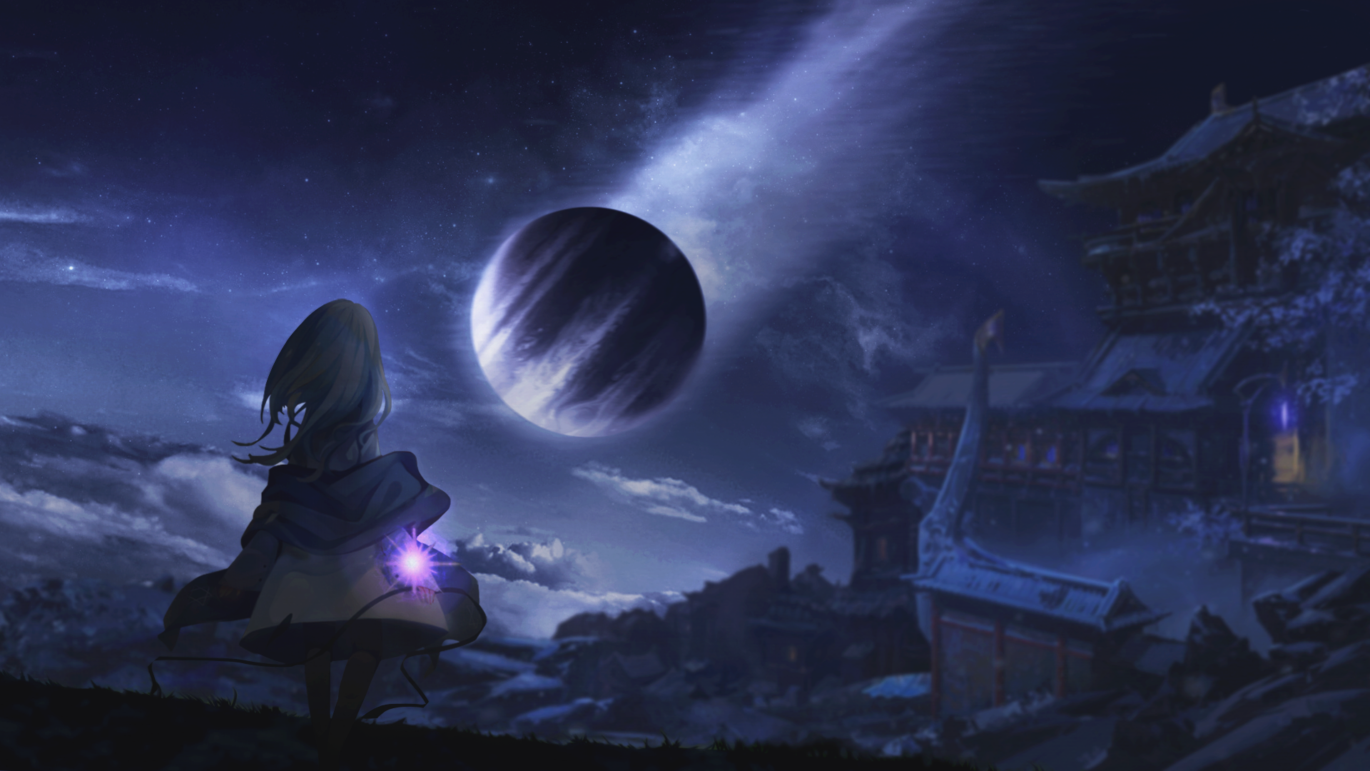Cool Anime Night Wallpapers - Wallpaper Cave