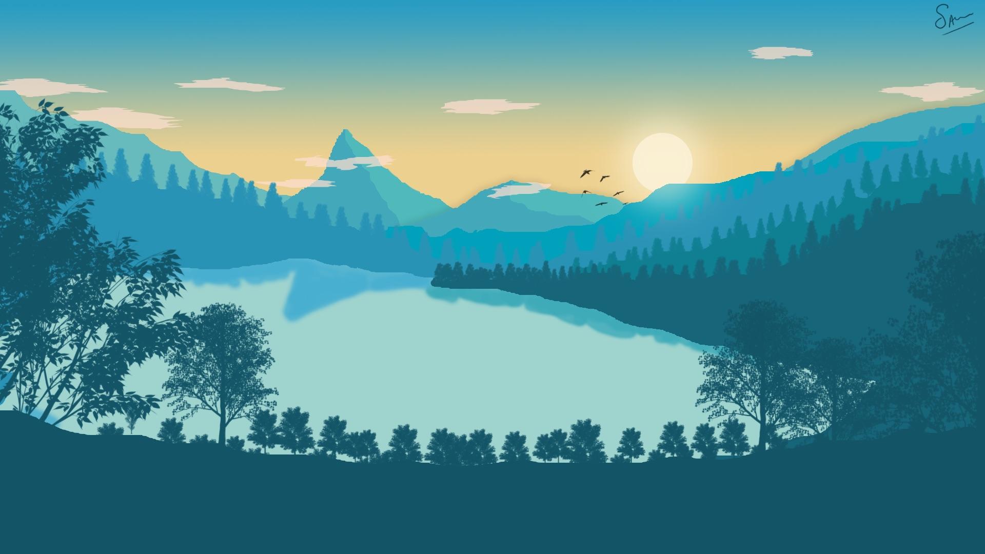 Flat Art Wallpapers - Wallpaper Cave