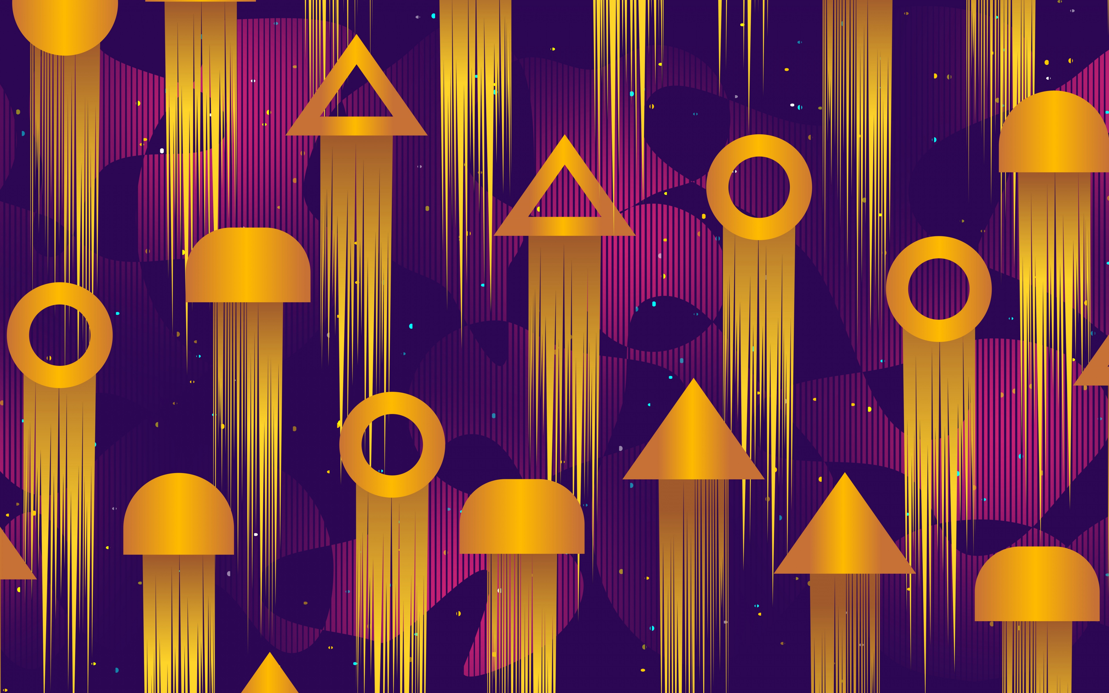 Geometric Shapes Pattern 4k Wallpapers - Wallpaper Cave
