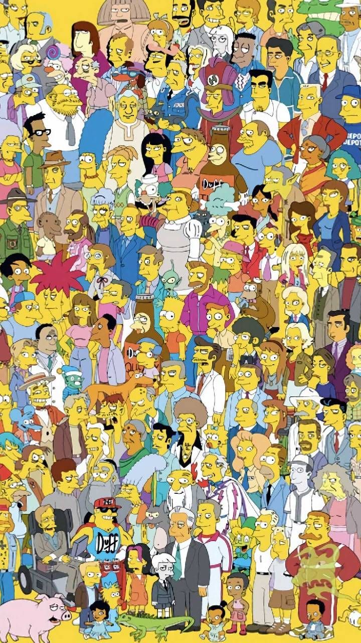 Simpsons Collage Wallpapers - Wallpaper Cave