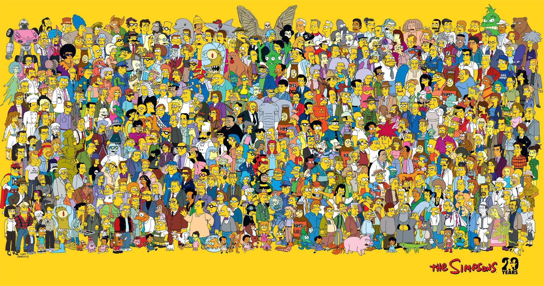 Simpsons Collage Wallpapers - Wallpaper Cave