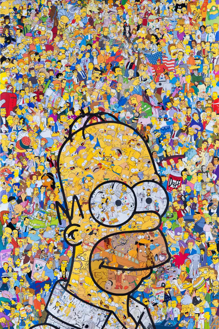 Simpsons Collage Wallpapers - Wallpaper Cave