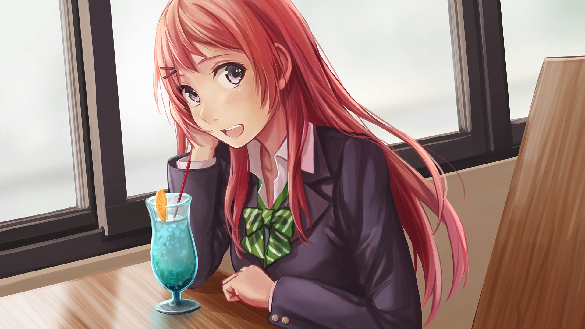 Anime Girl Cafe Wallpapers - Wallpaper Cave