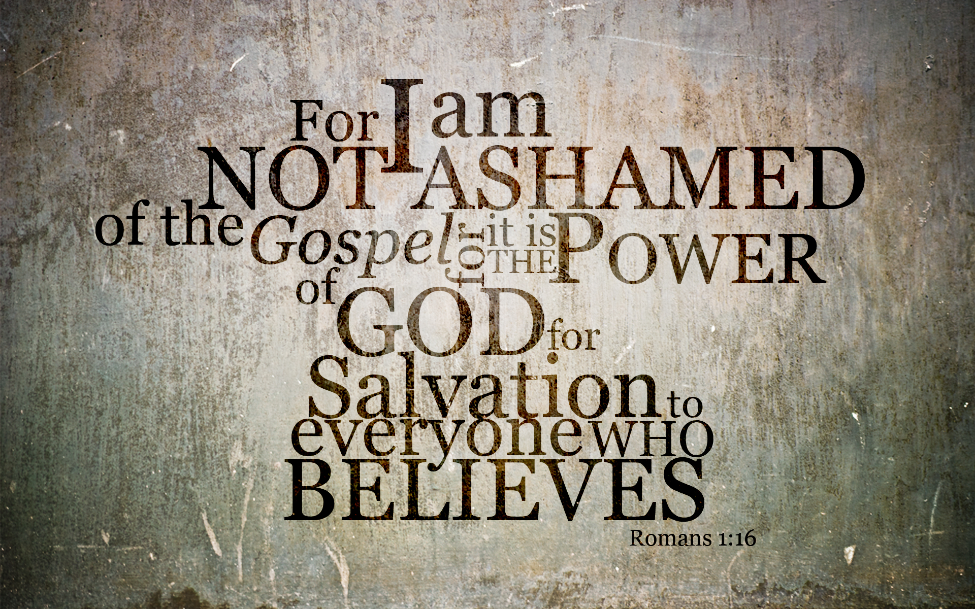 Romans 1:16 Wallpapers - Wallpaper Cave