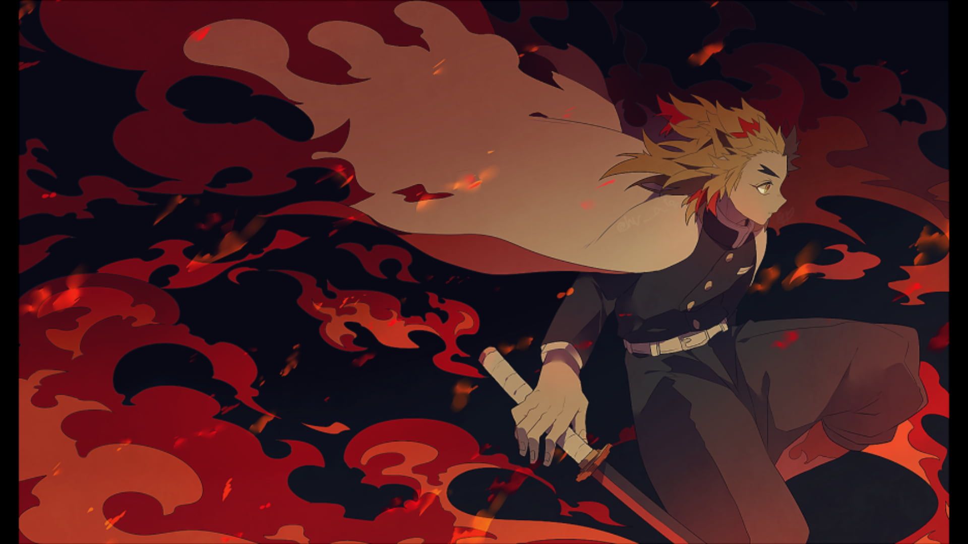 Rengoku Aesthetic Desktop Wallpapers - Wallpaper Cave