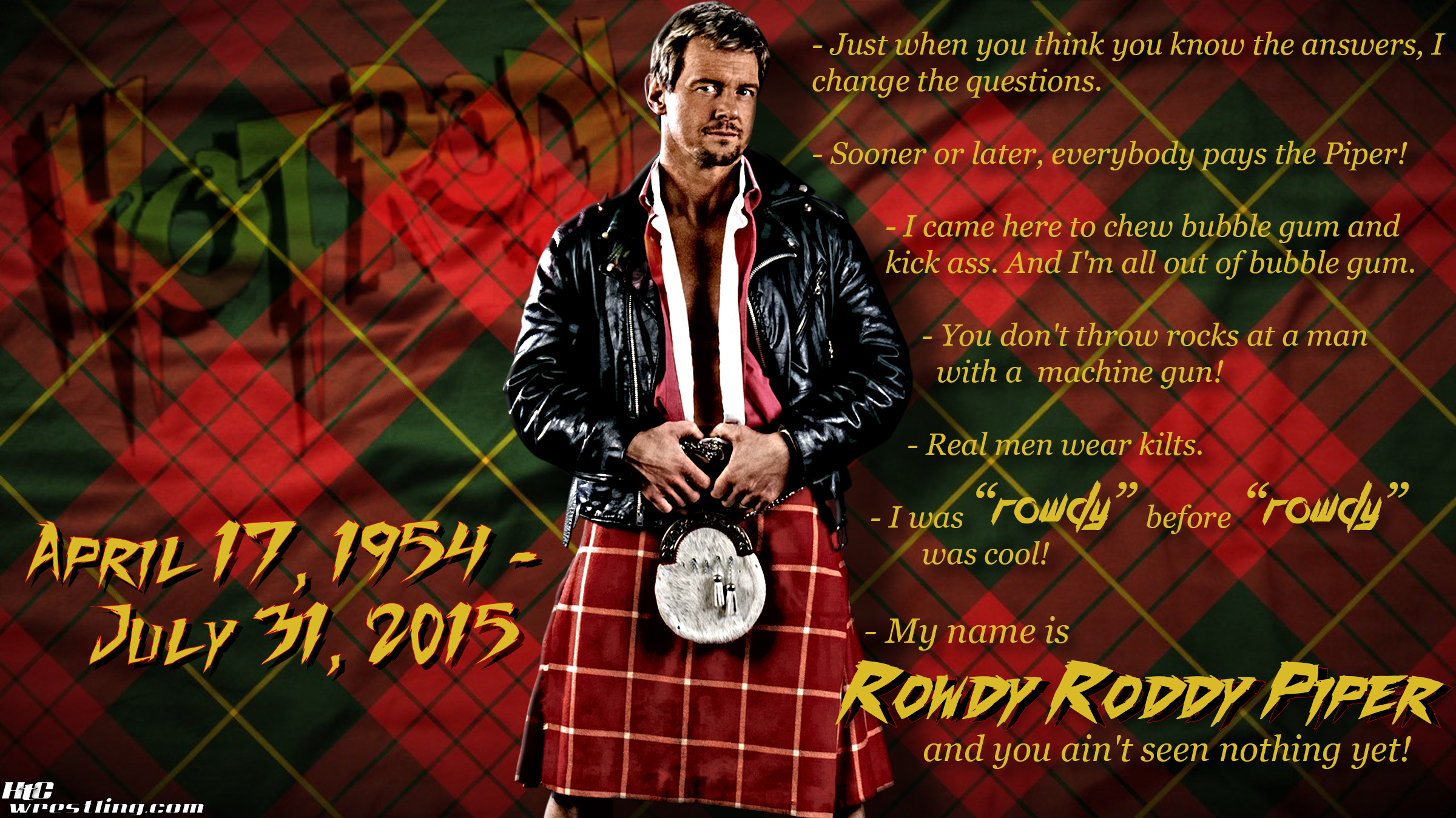 Roddy Piper Wallpapers - Wallpaper Cave