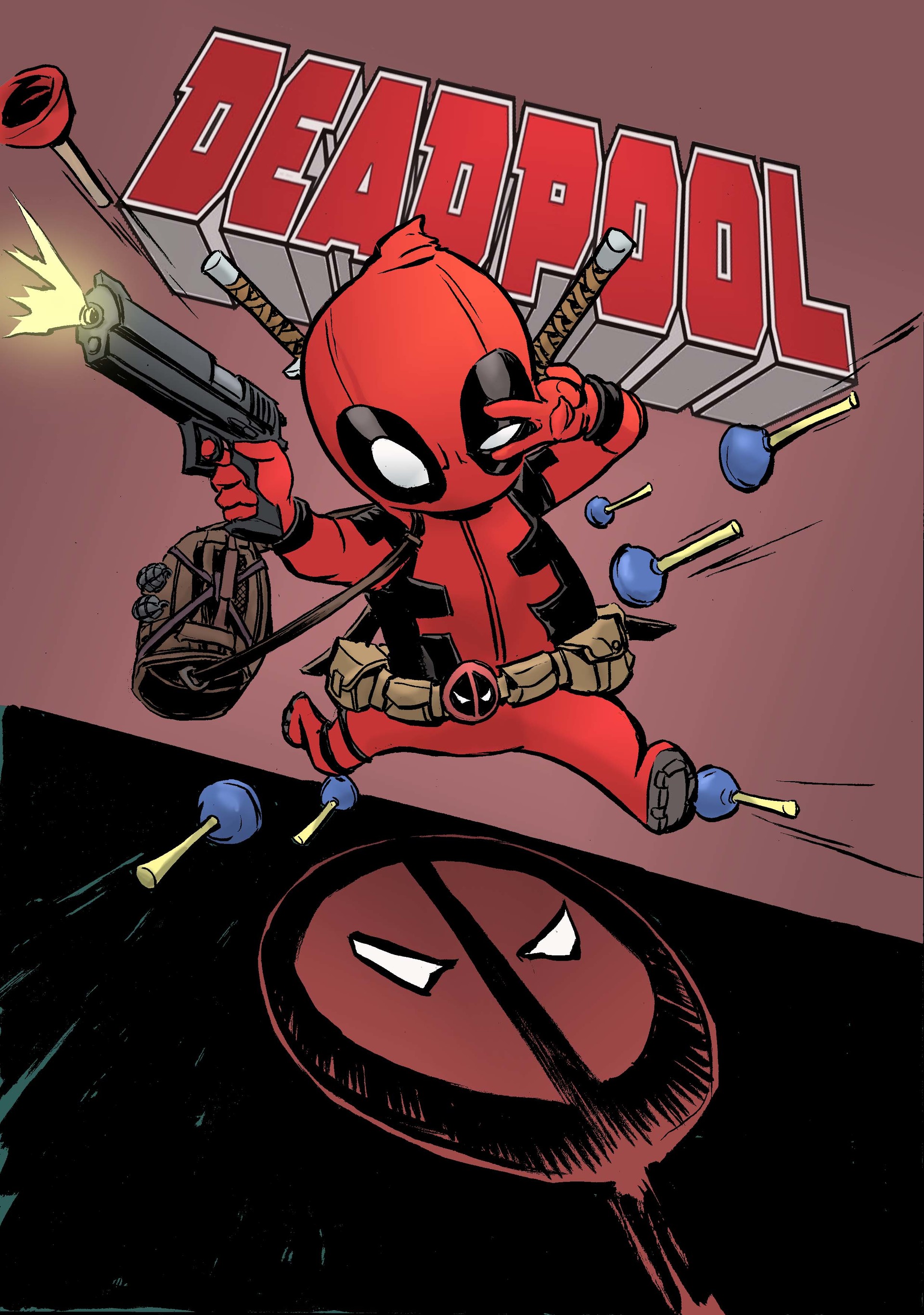 Deadpool Chibi Wallpapers - Wallpaper Cave