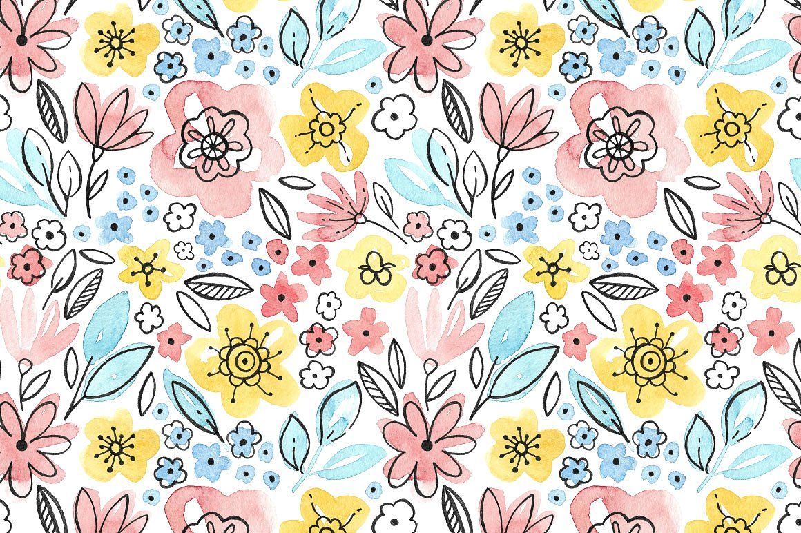 Spring Watercolor PC Wallpapers - Wallpaper Cave