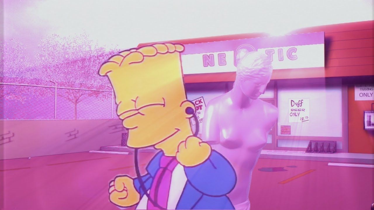 Simpsonwave Wallpapers - Wallpaper Cave
