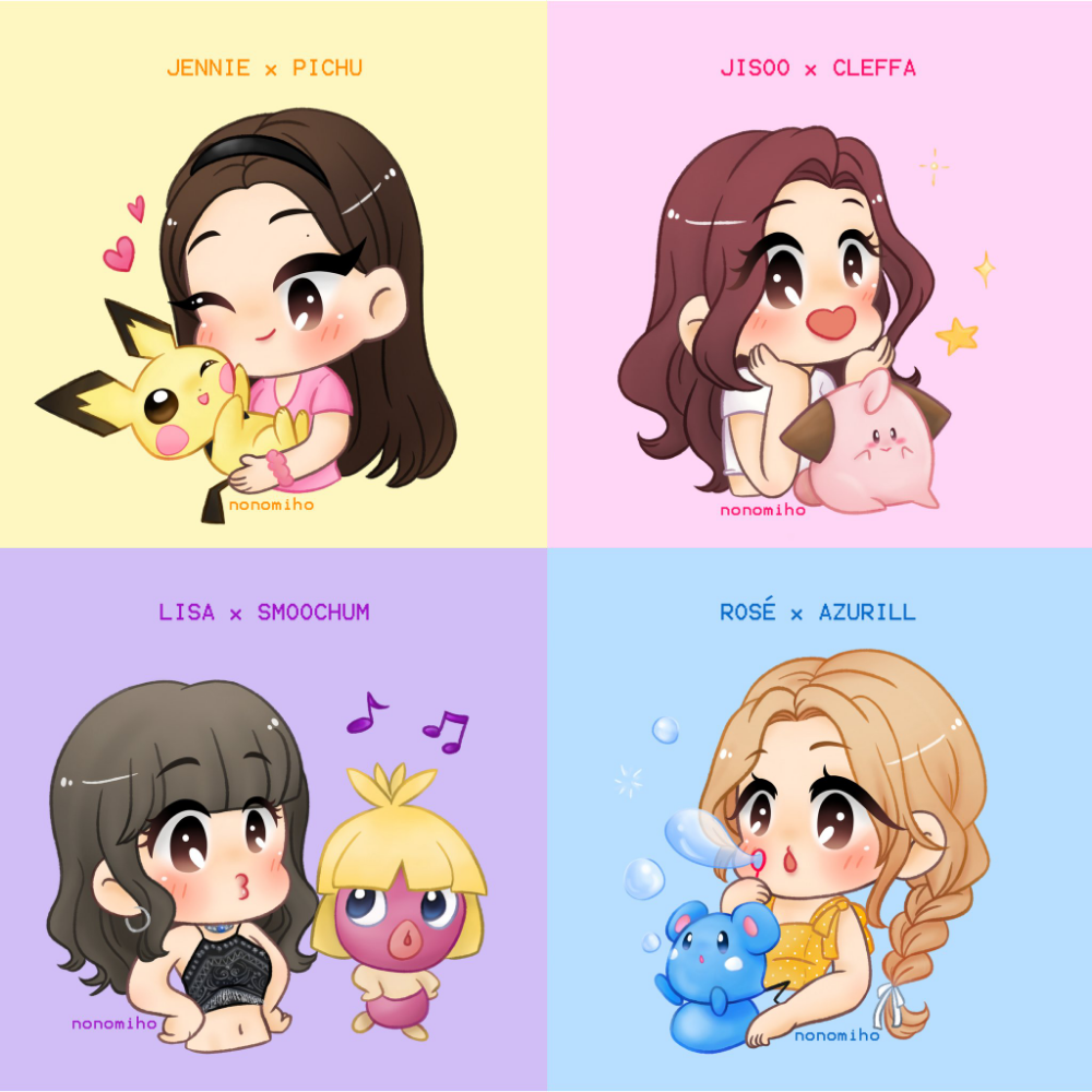 Blackpink Cute Cartoon 2022 Wallpapers - Wallpaper Cave