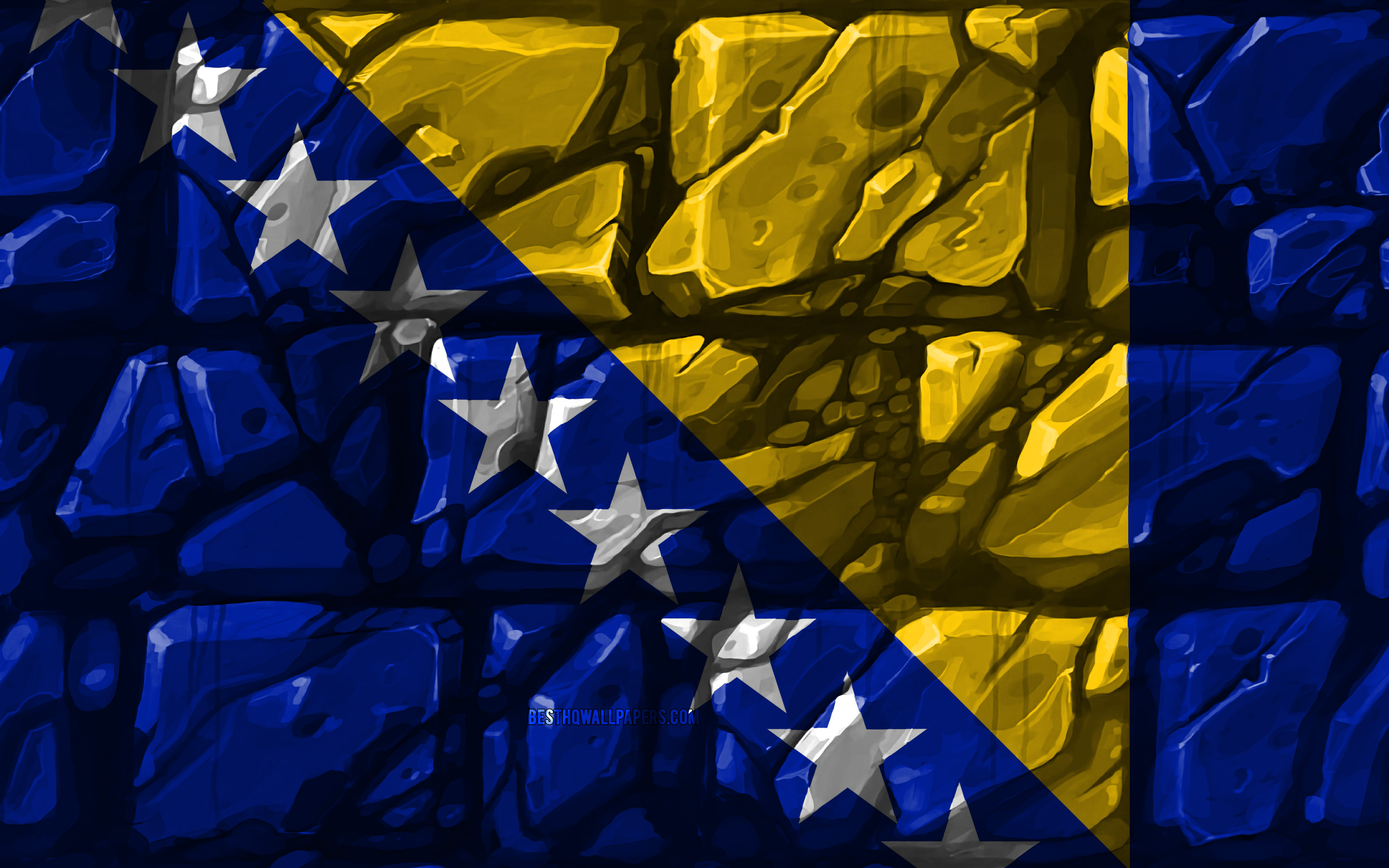 Flag Of Bosnia And Herzegovina Wallpapers - Wallpaper Cave