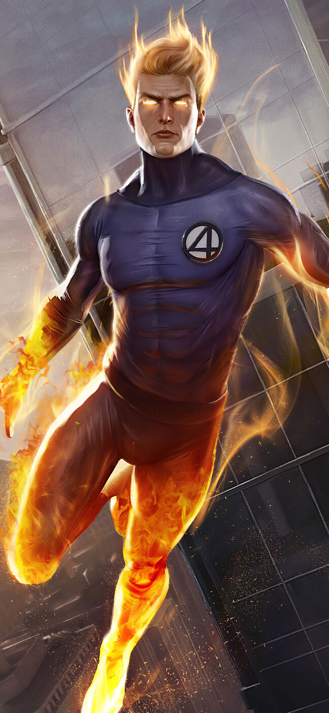 Human Torch Marvel Comics Wallpapers - Wallpaper Cave