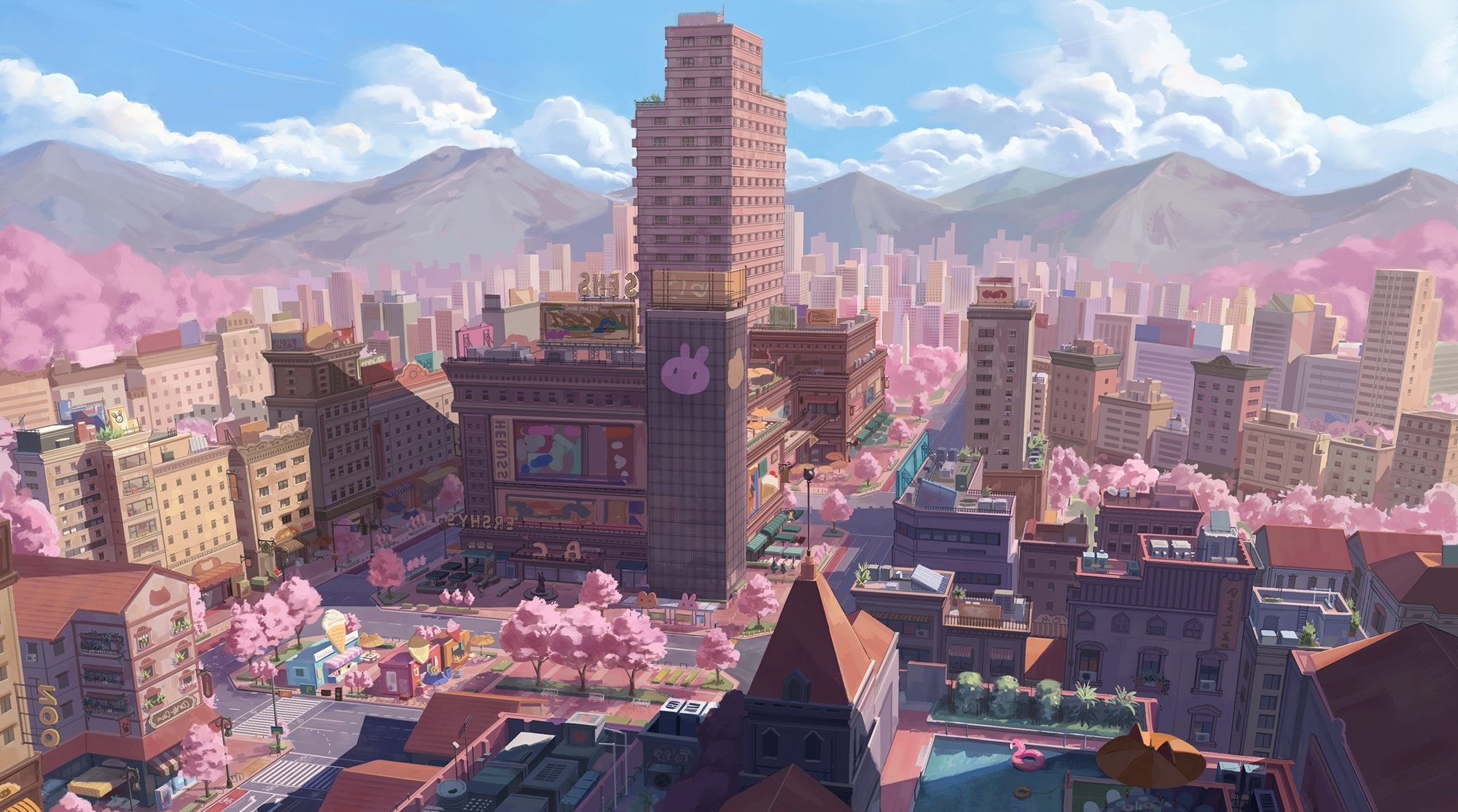 Spring City Scenes Wallpapers - Wallpaper Cave