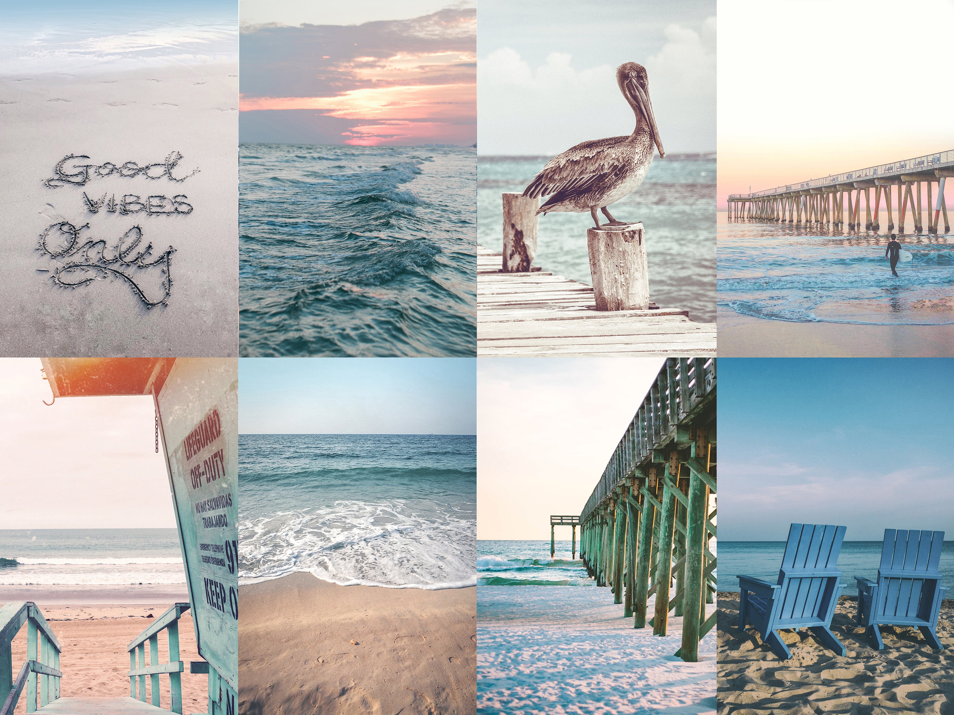 Beach Summer Collage Wallpapers - Wallpaper Cave