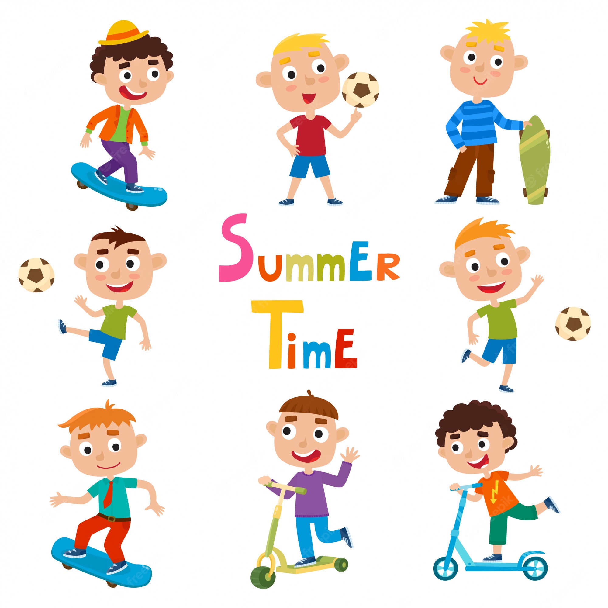 Children Summer Cartoon Wallpapers - Wallpaper Cave