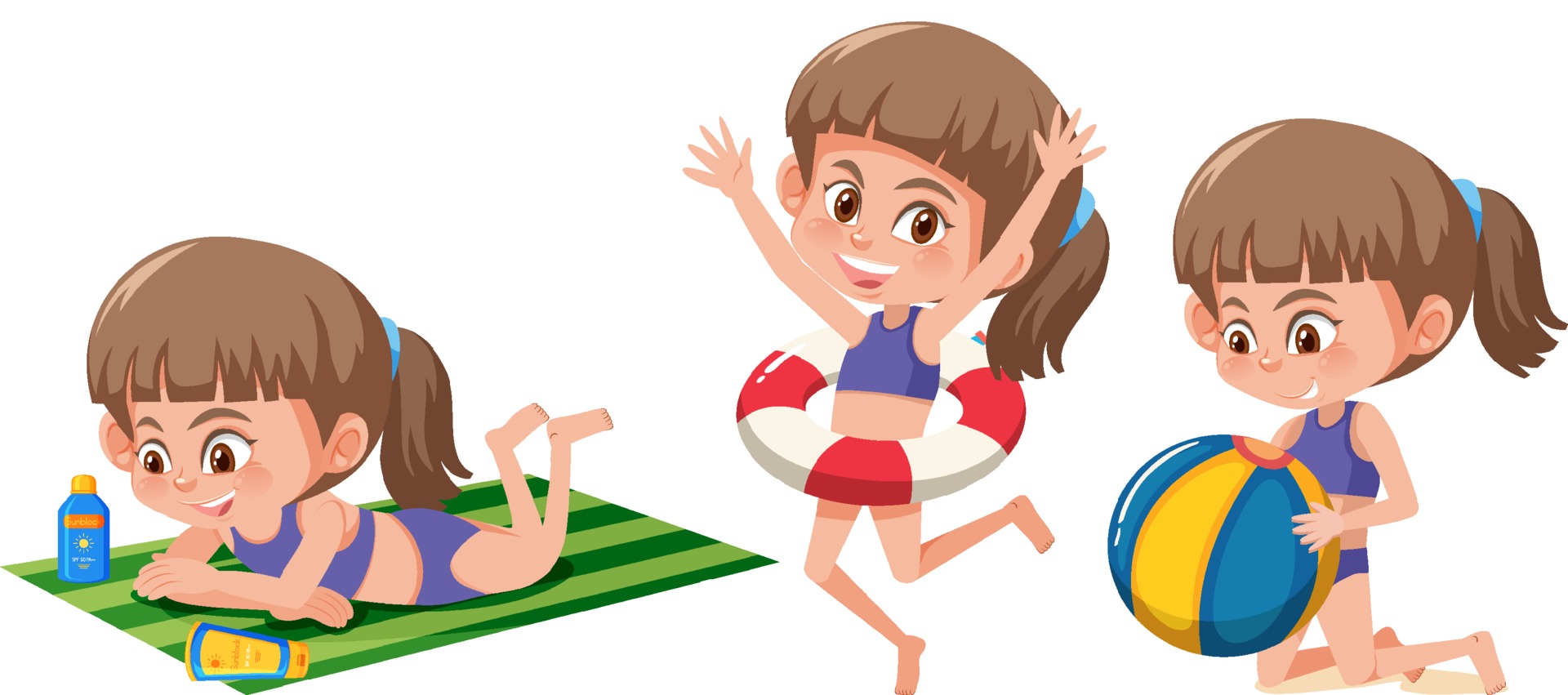 Children Summer Cartoon Wallpapers - Wallpaper Cave