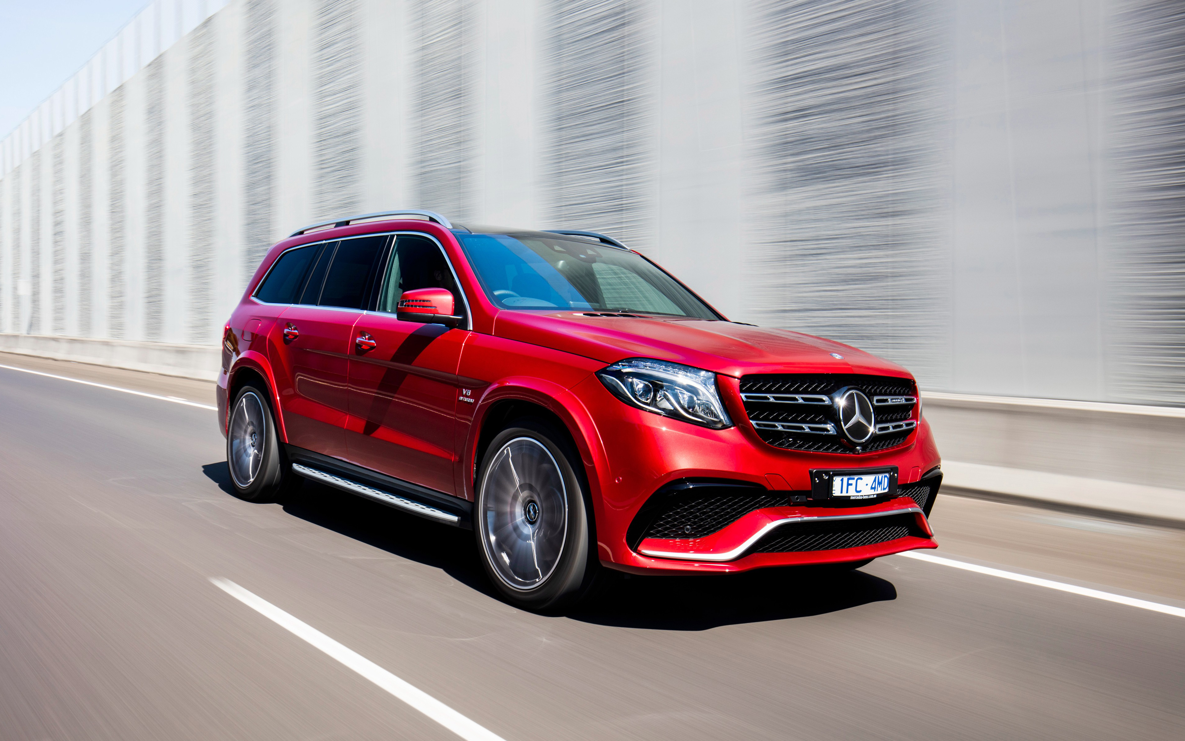 Mercedes GLS Red Wallpapers - Wallpaper Cave
