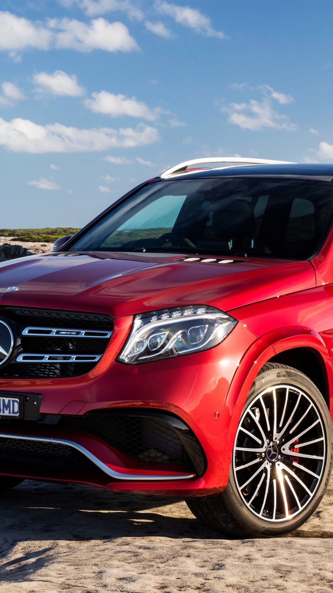 Mercedes GLS Red Wallpapers - Wallpaper Cave