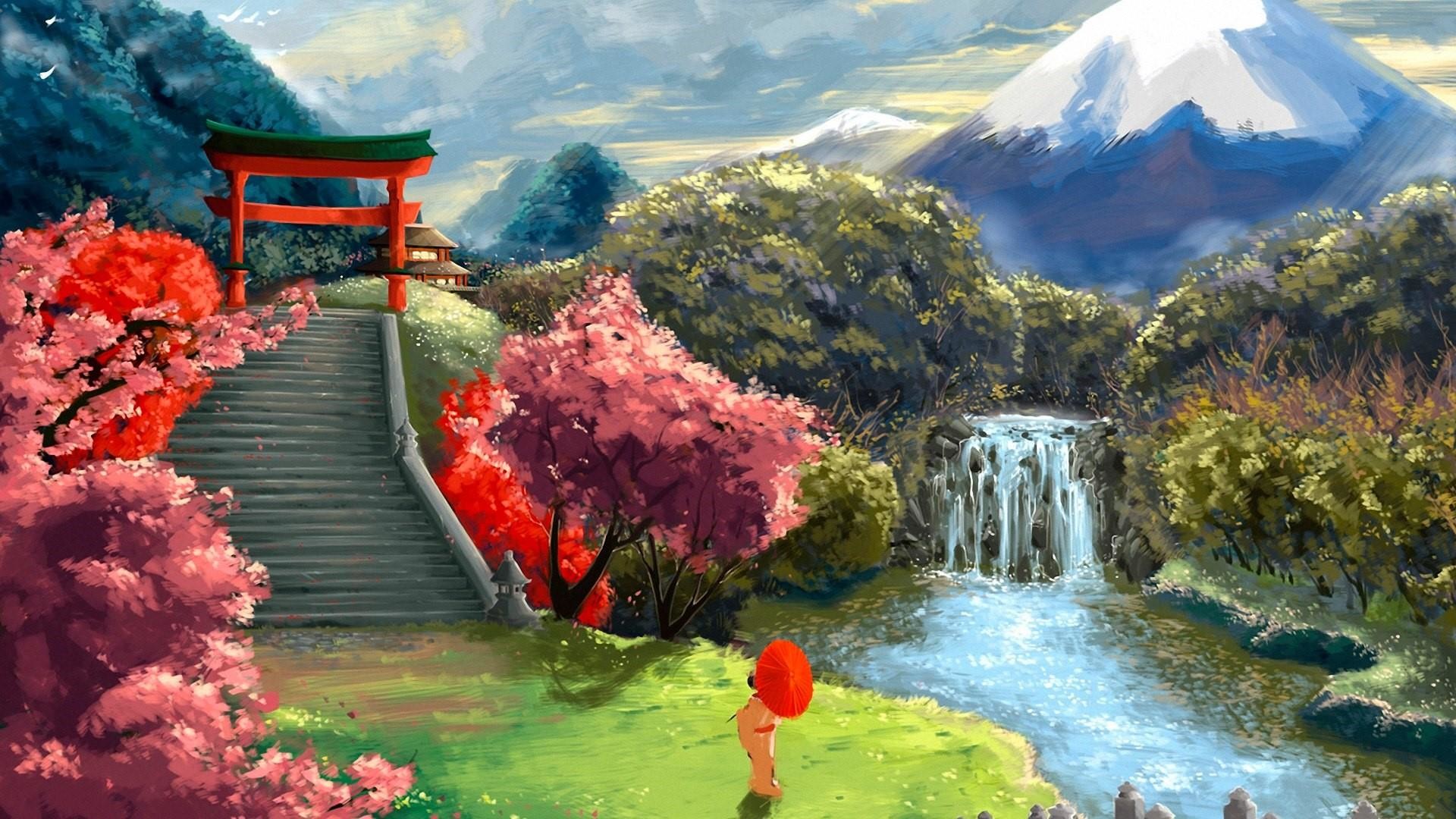 Japanese Art Summer Wallpapers - Wallpaper Cave