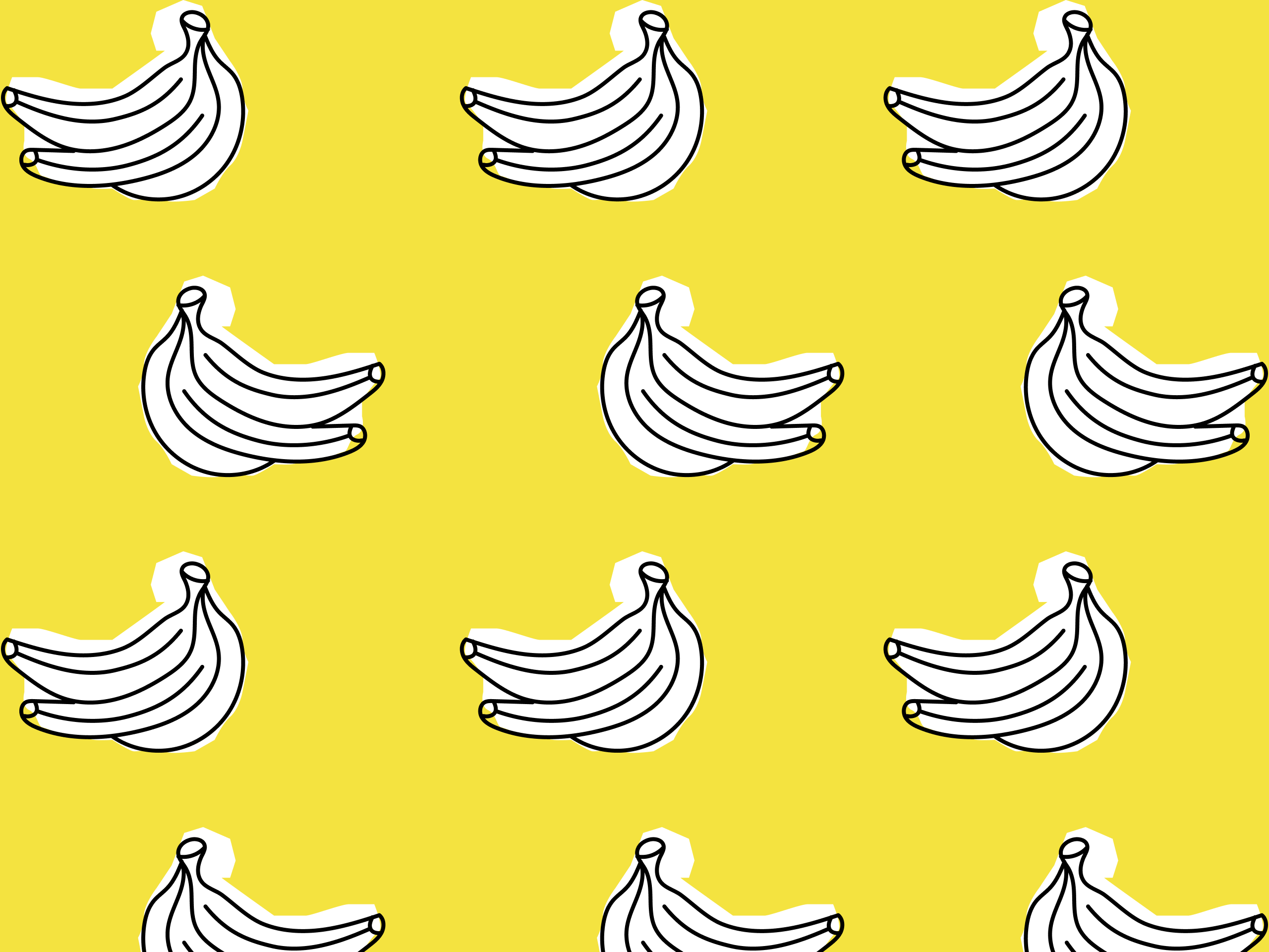 Banana Print Wallpapers - Wallpaper Cave