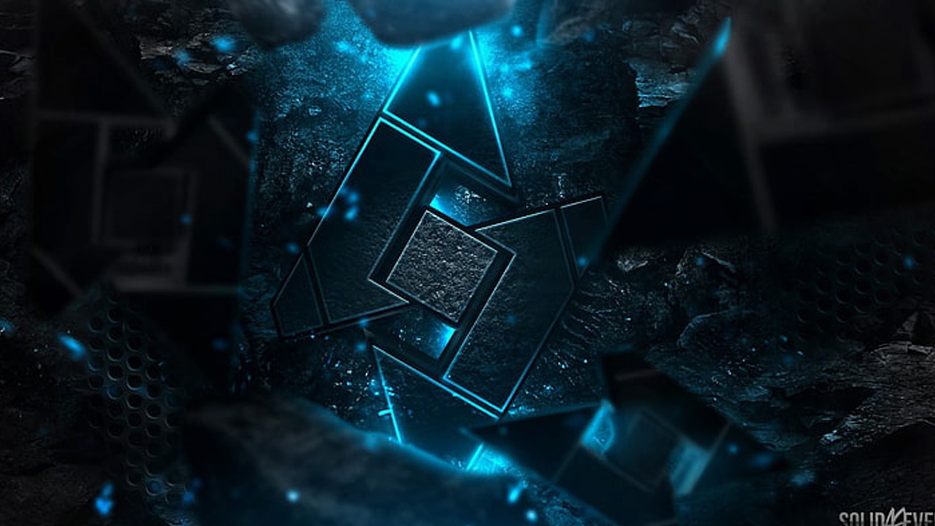 Dark Blue Digital Wallpapers - Wallpaper Cave