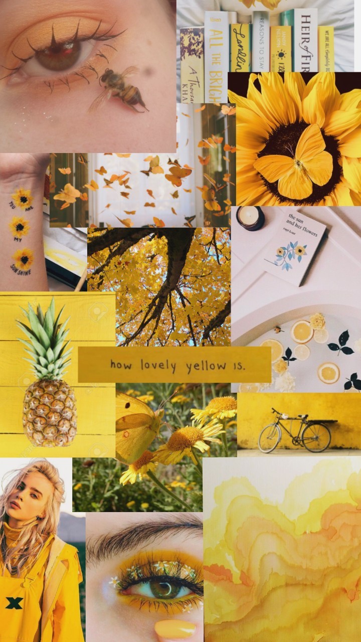 Yellow Spring Collage Wallpapers - Wallpaper Cave