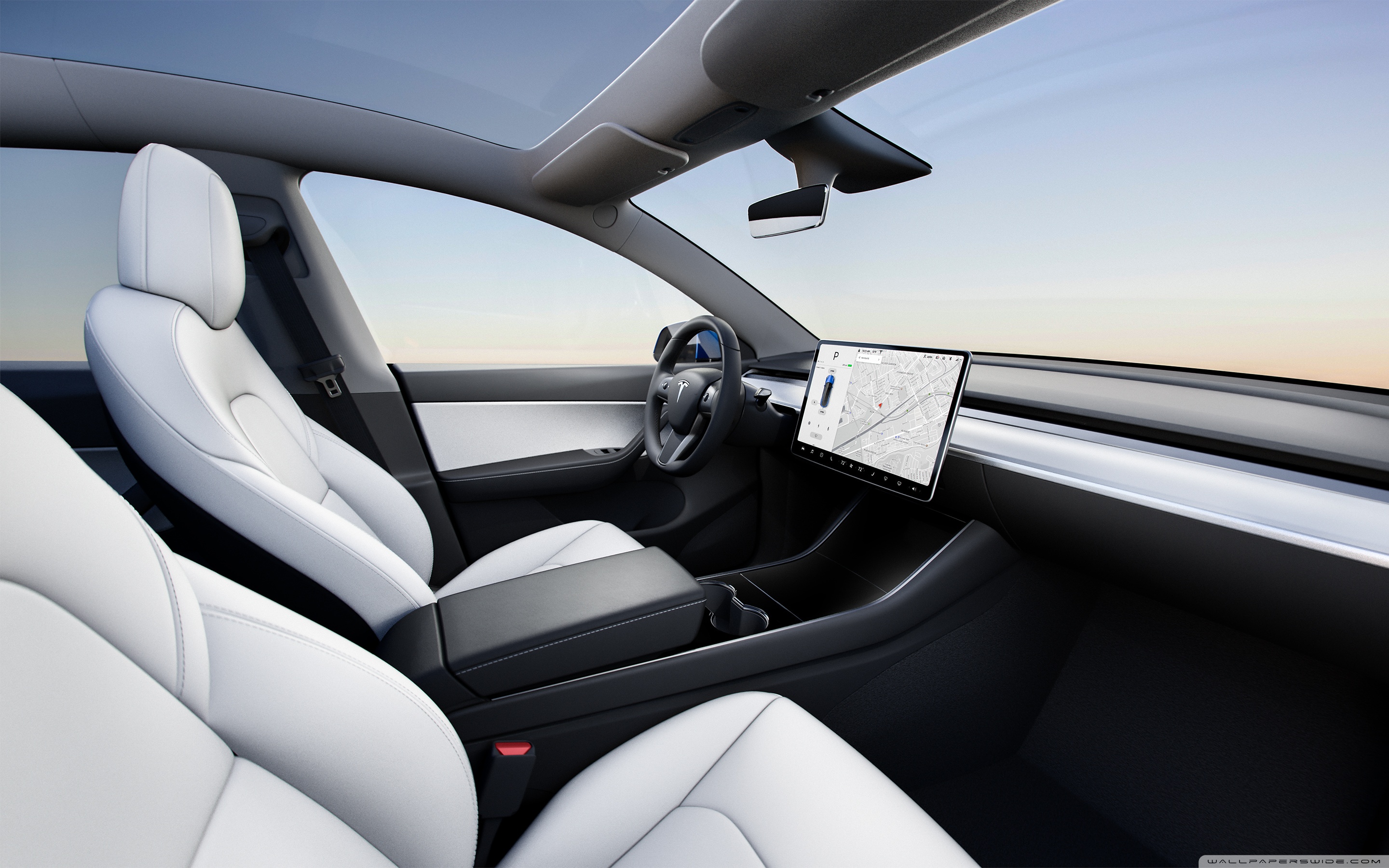 Tesla Interior Wallpapers - Wallpaper Cave