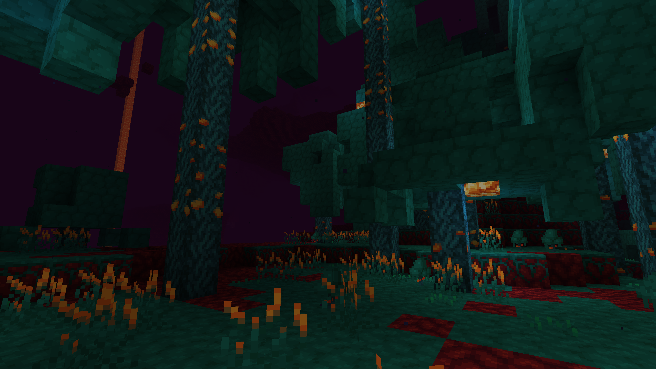 Minecraft Warped Forest Wallpapers - Wallpaper Cave