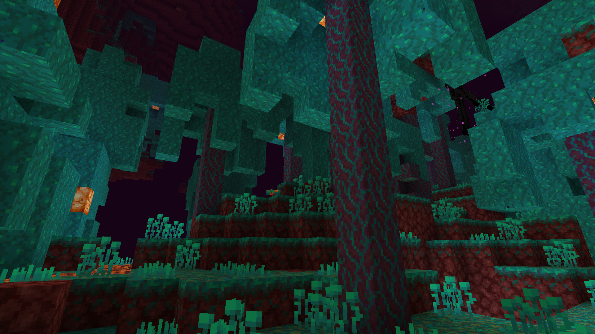 Minecraft Warped Forest Wallpapers - Wallpaper Cave