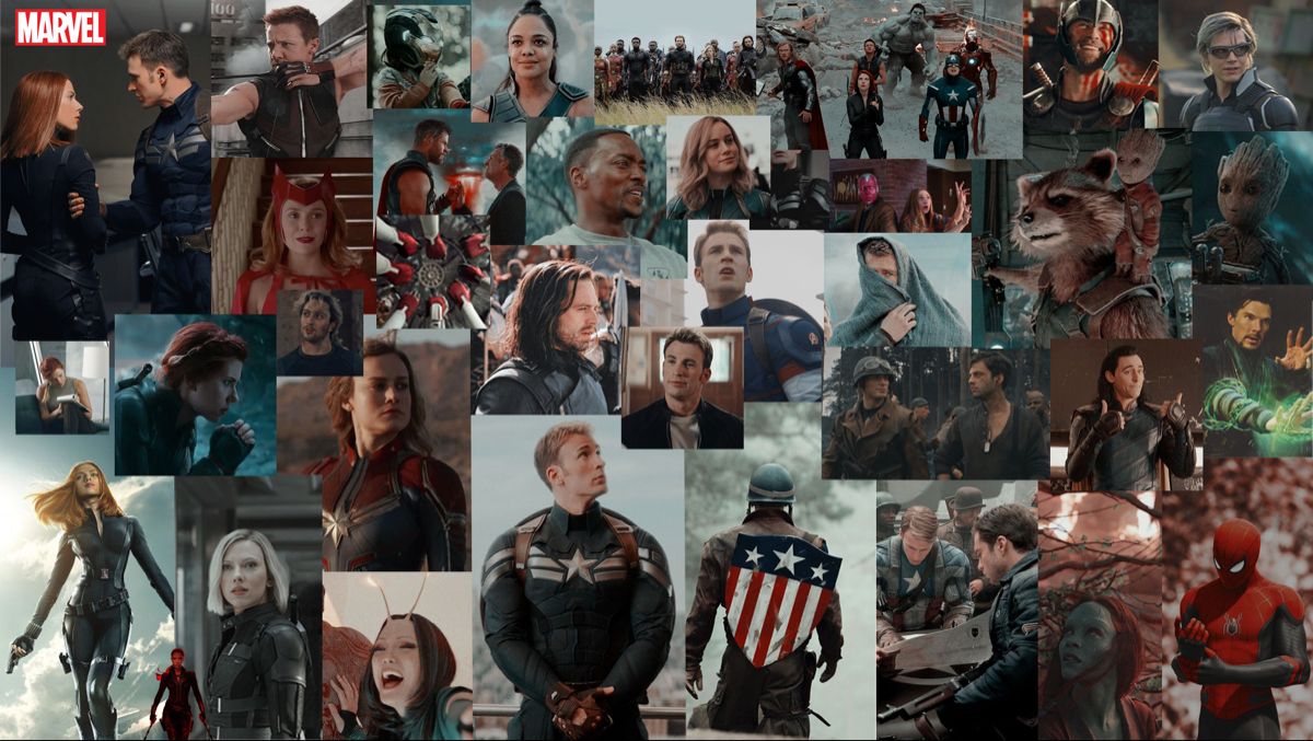 Superhero Collage Desktop Wallpapers - Wallpaper Cave
