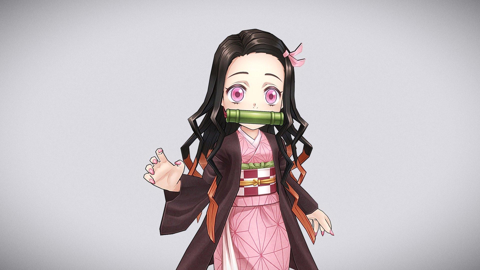 Cute Nezuko Doll Wallpapers - Wallpaper Cave