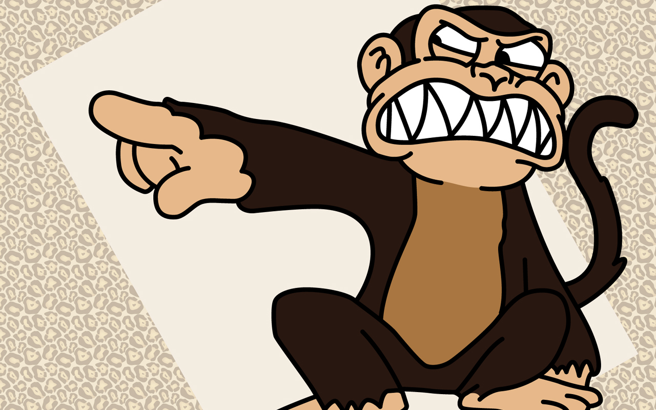 Angry Monkey Wallpapers - Wallpaper Cave