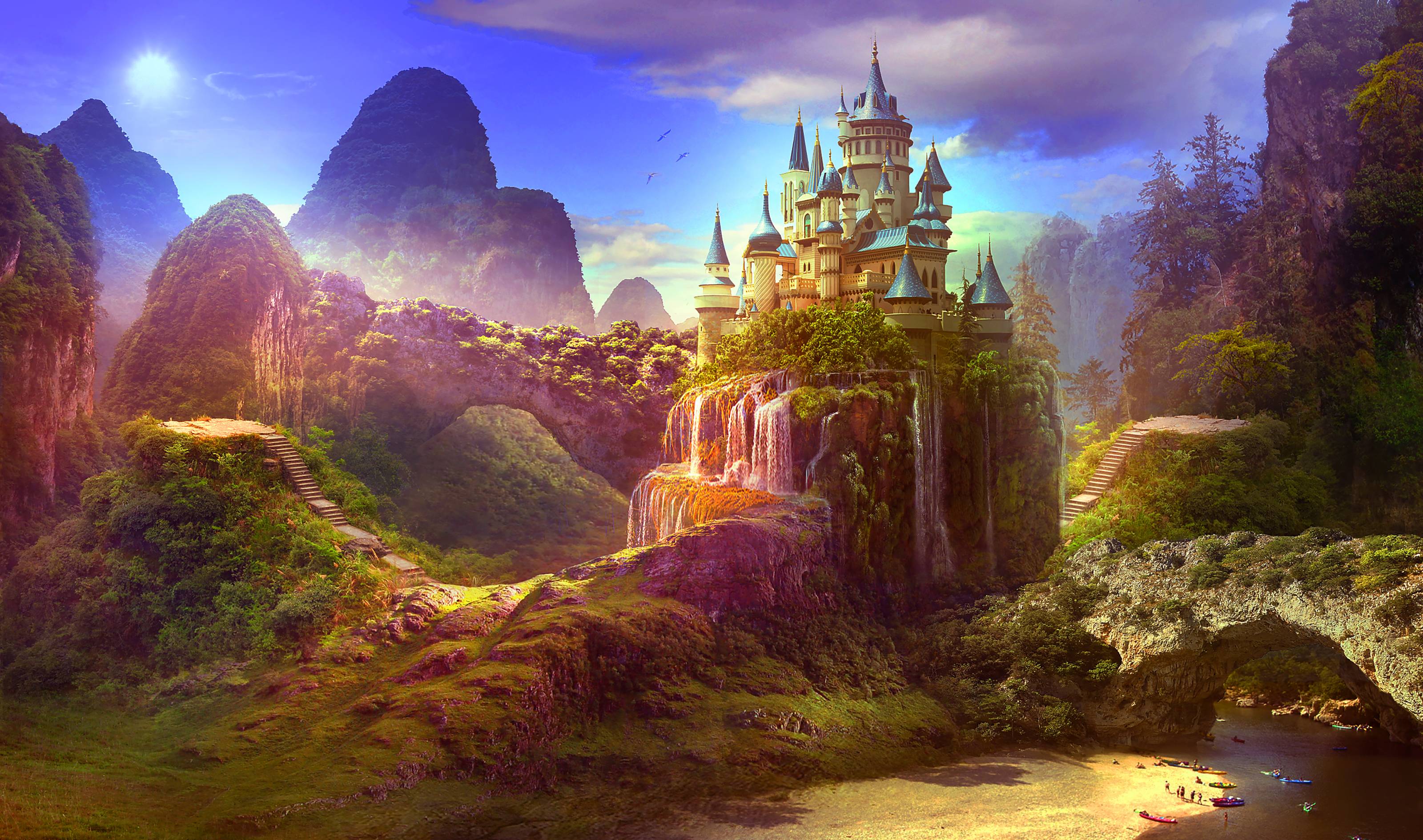 Castle Landscape Wallpapers - Wallpaper Cave