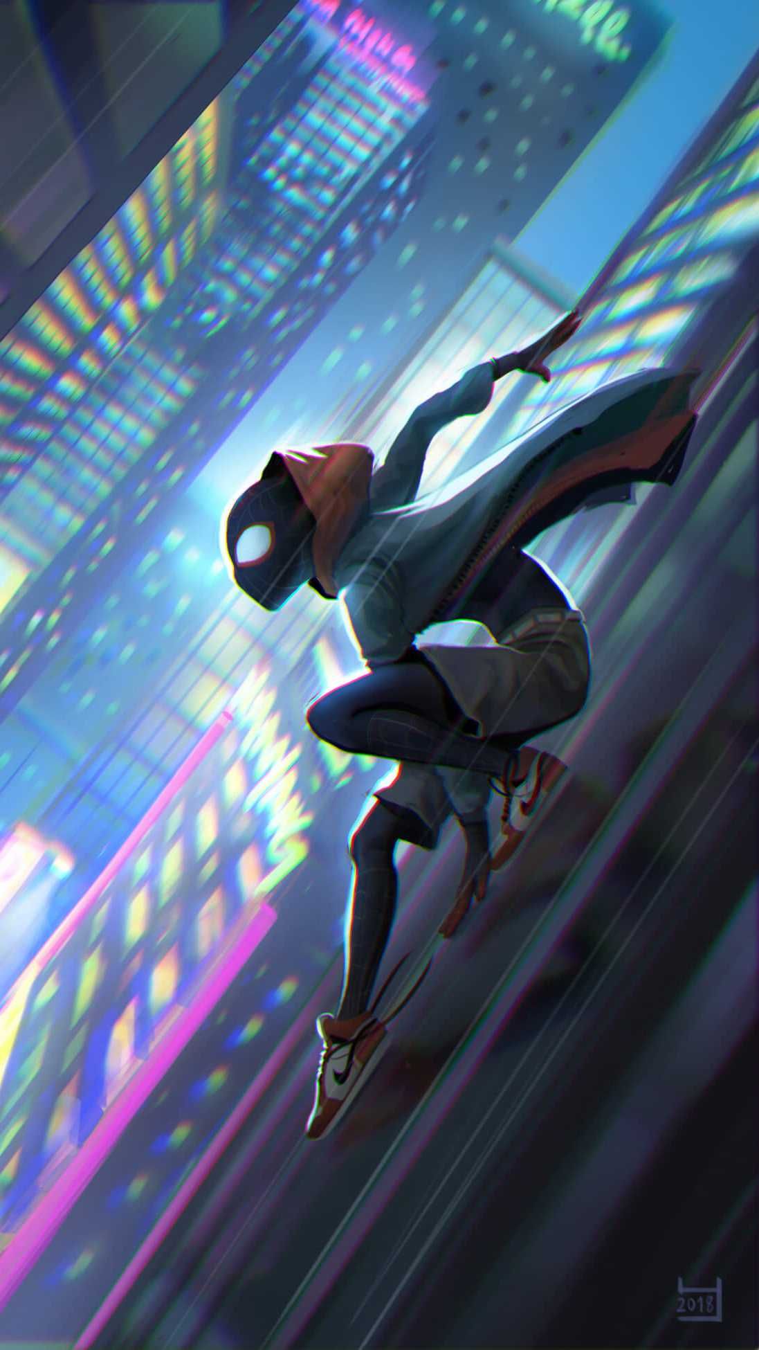 Spider Man Into The Spider Verse 4k iPhone Wallpapers - Wallpaper Cave