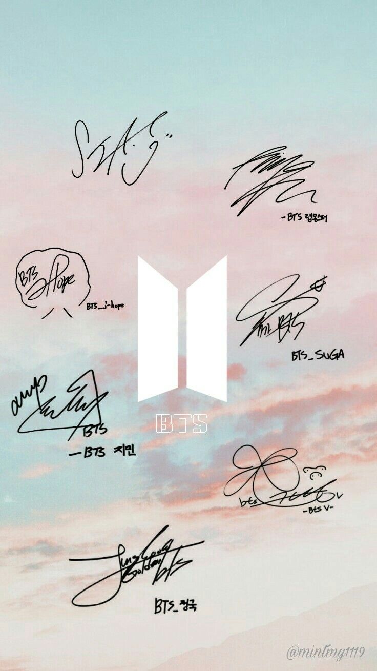BTS Autograph Wallpapers - Wallpaper Cave