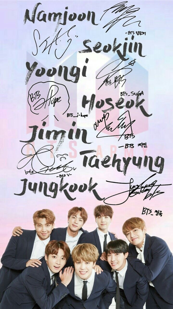 BTS Autograph Wallpapers - Wallpaper Cave