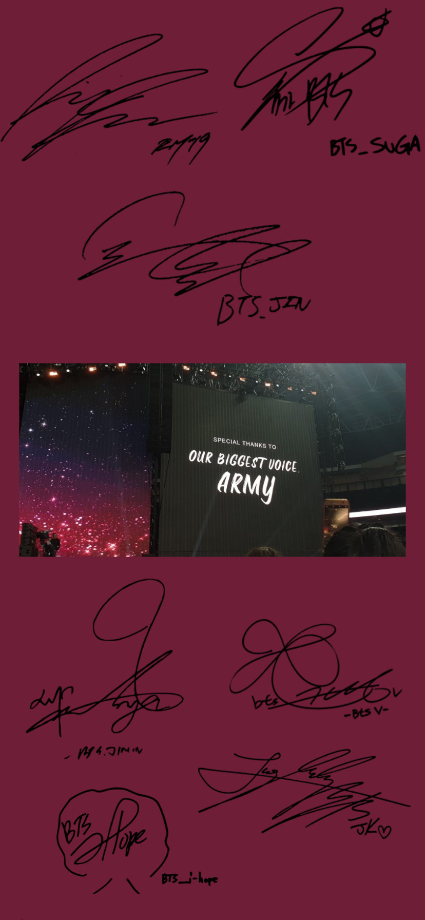 BTS Autograph Wallpapers - Wallpaper Cave