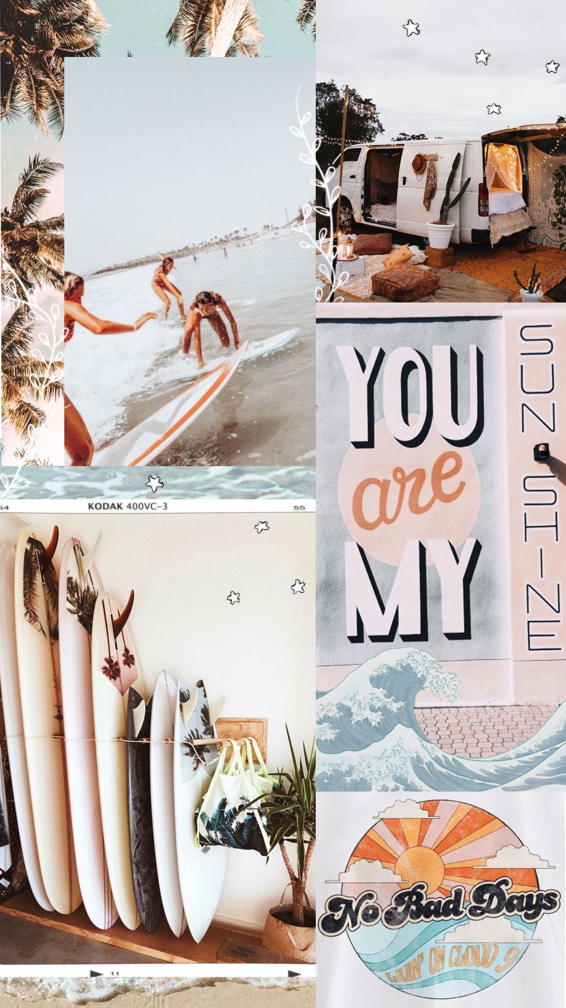 Summer Moodboard Wallpapers - Wallpaper Cave