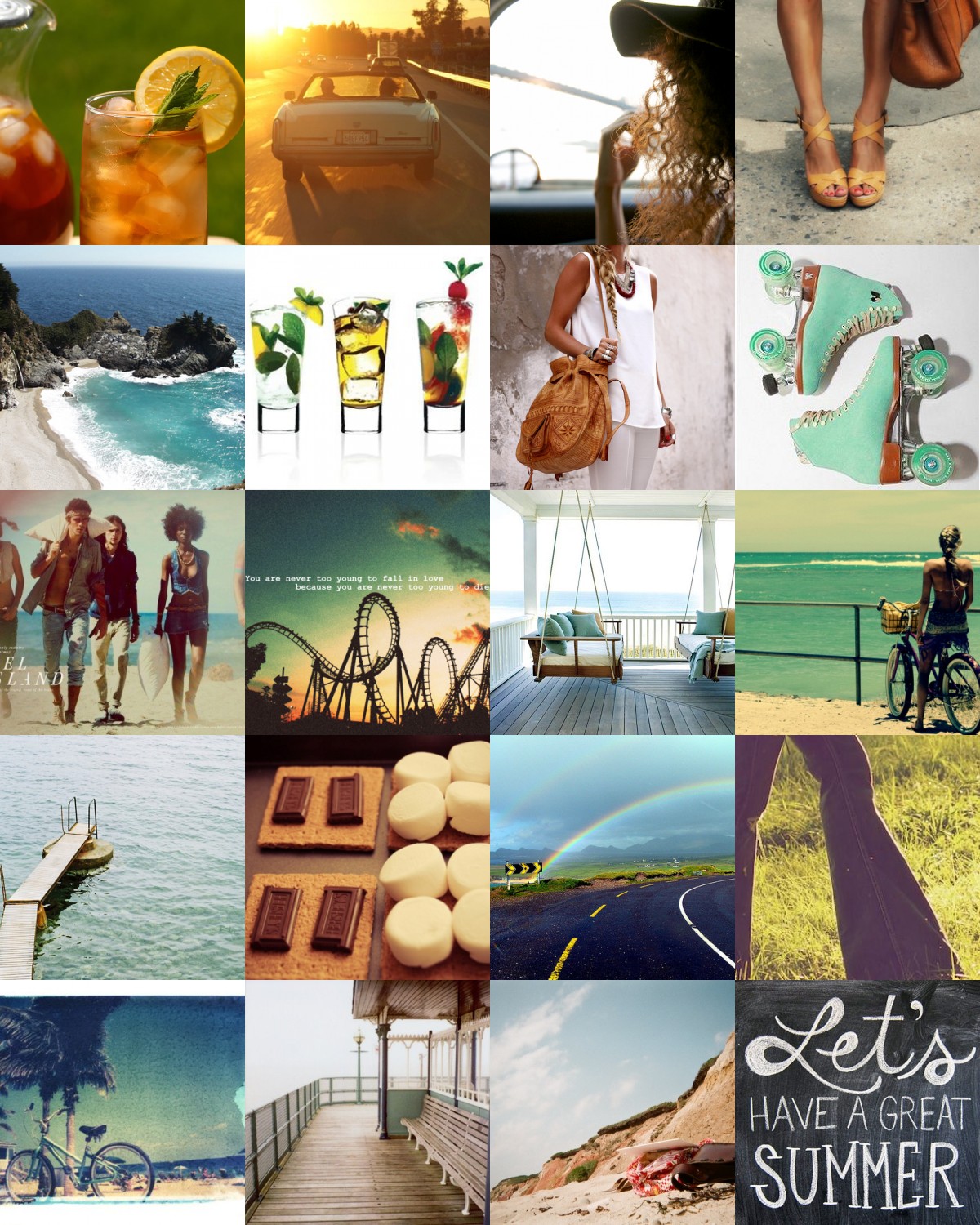 Summer Moodboard Wallpapers - Wallpaper Cave