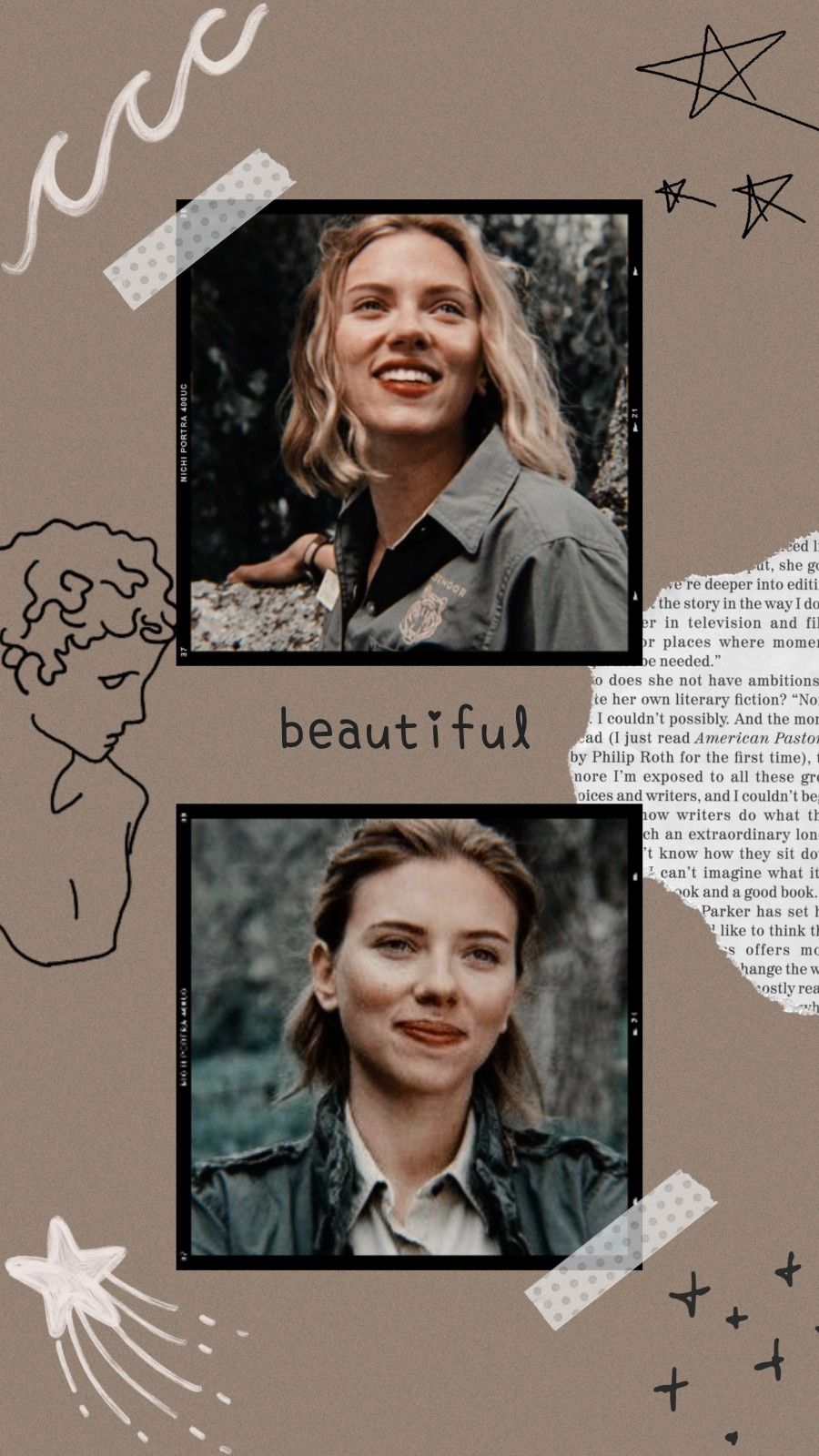 Scarlett Johansson Collage Wallpapers - Wallpaper Cave