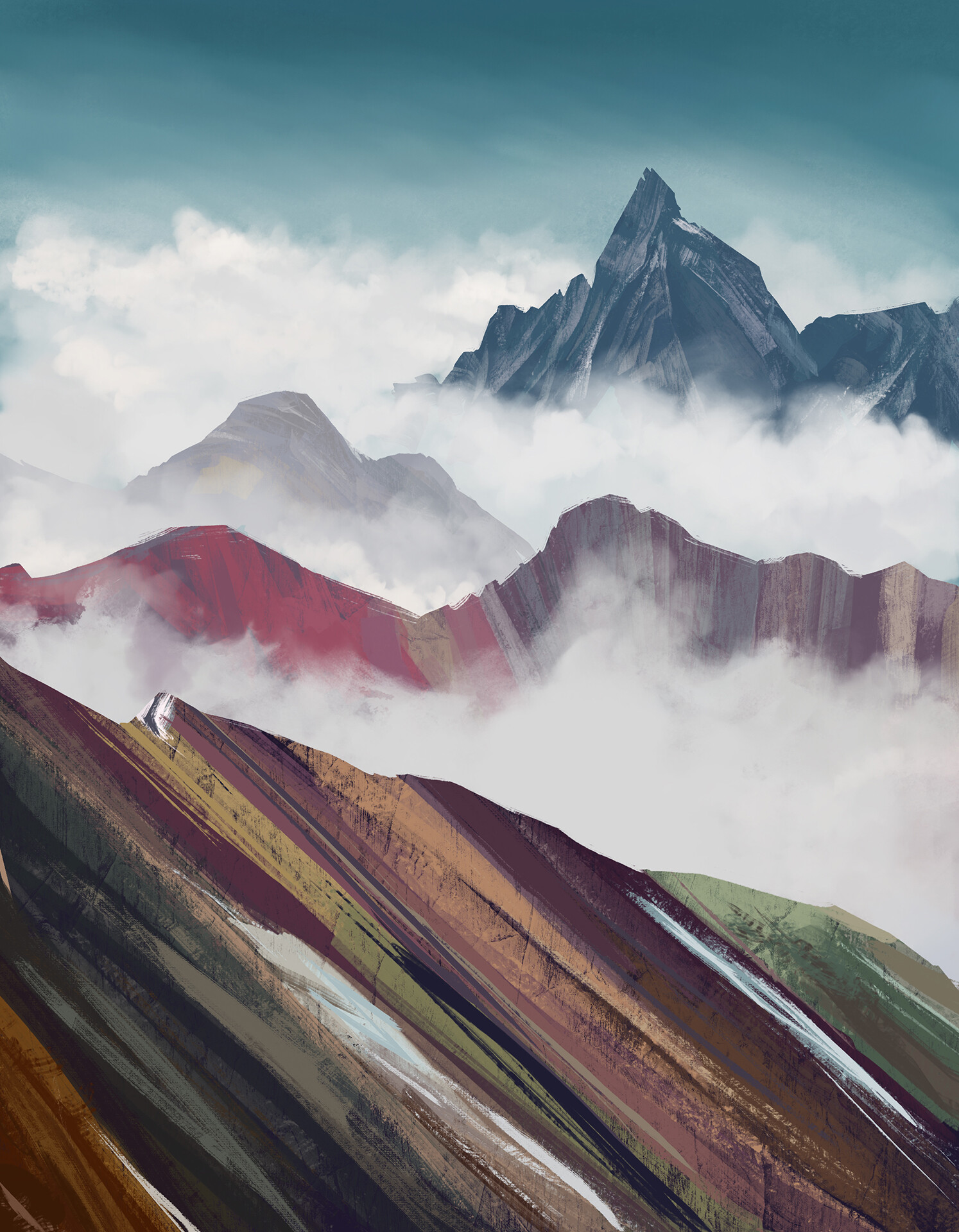 Rainbow Mountains Wallpapers - Wallpaper Cave