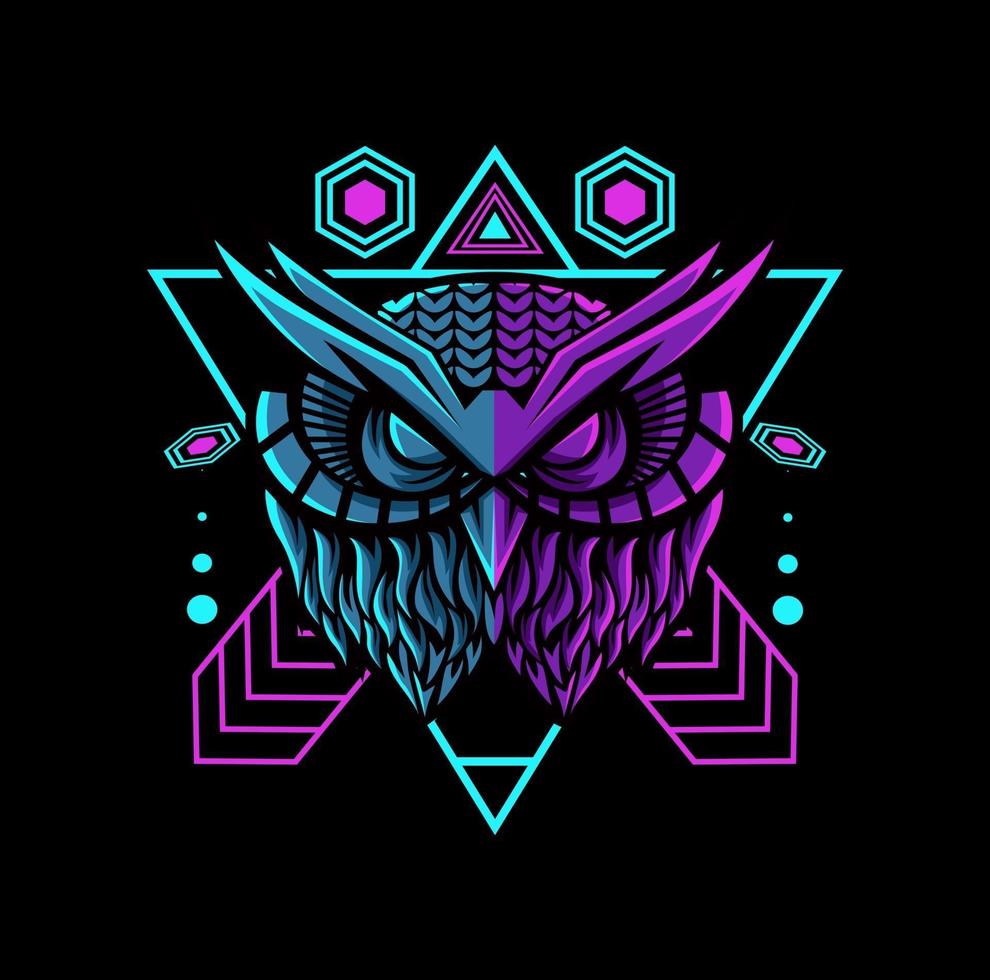 Neon Owl Wallpapers - Wallpaper Cave