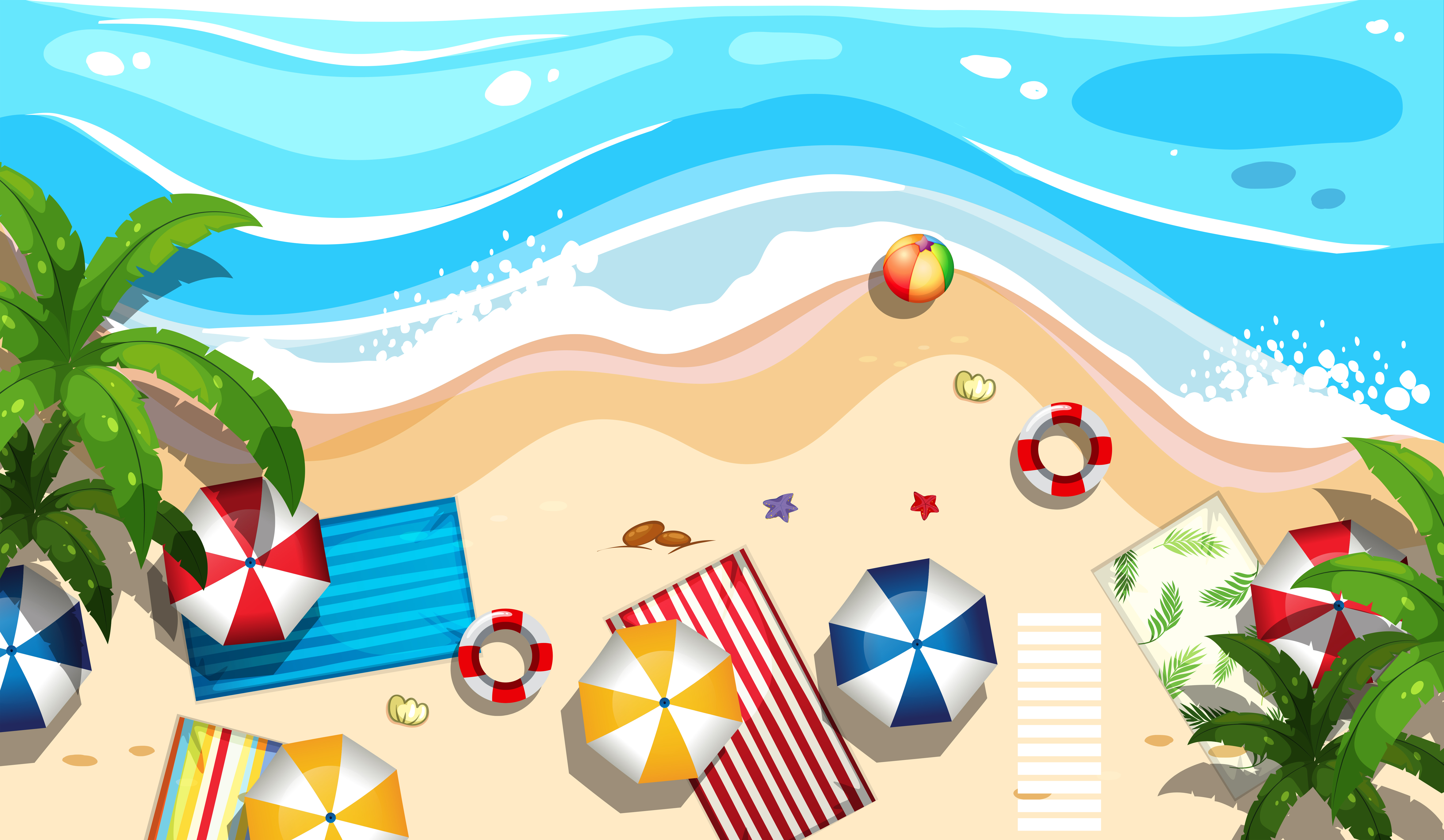 Summer Beach Aerial View Wallpapers - Wallpaper Cave