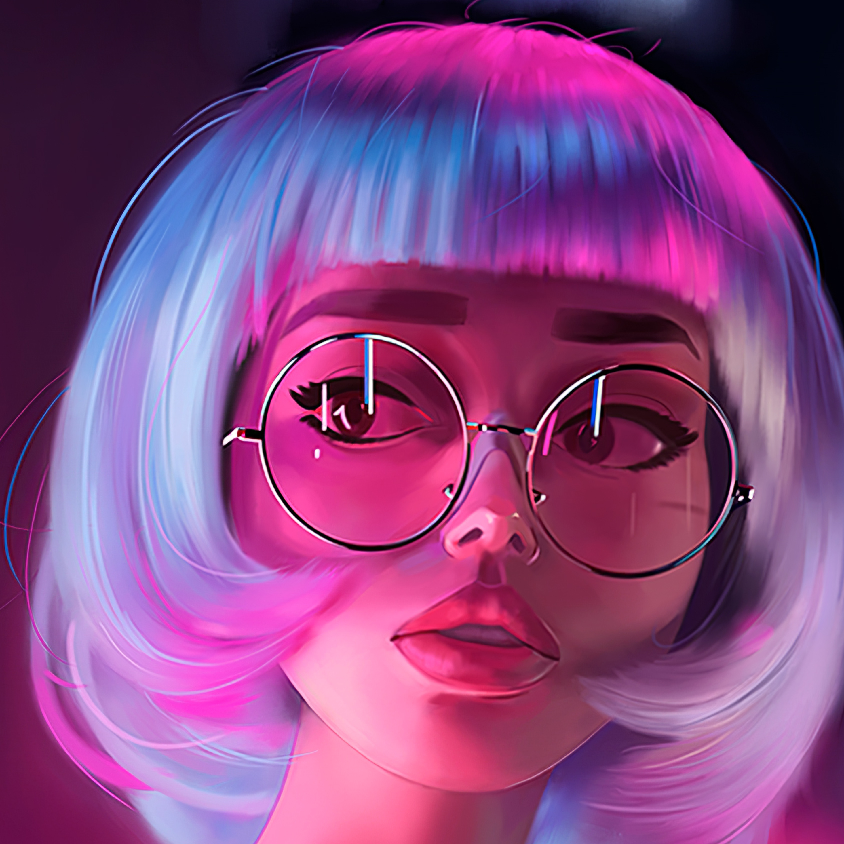 Neon Girl Wallpapers - Wallpaper Cave