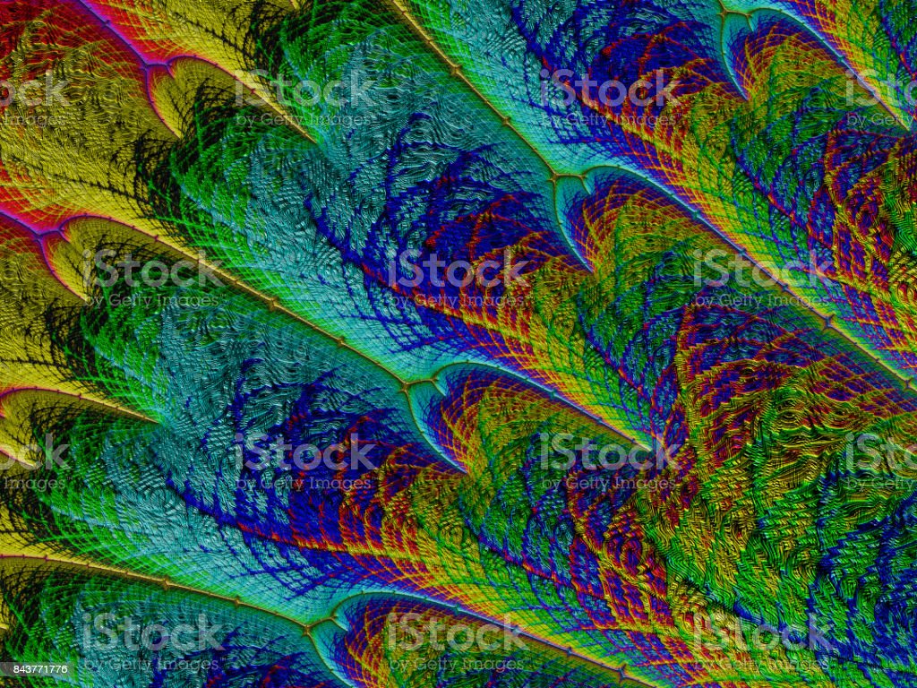 Peacock Feather Fractal Wallpapers - Wallpaper Cave