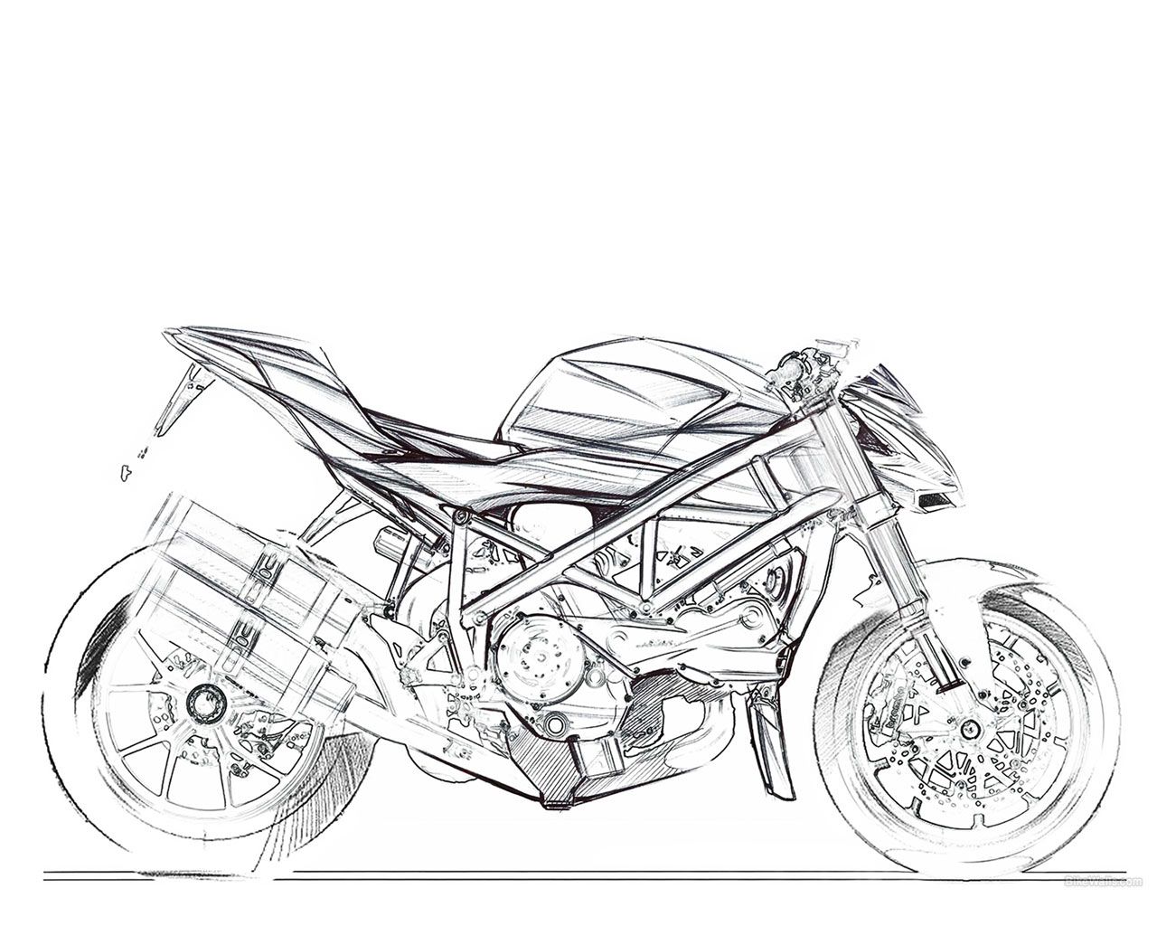 Bike Drawing Wallpapers - Wallpaper Cave