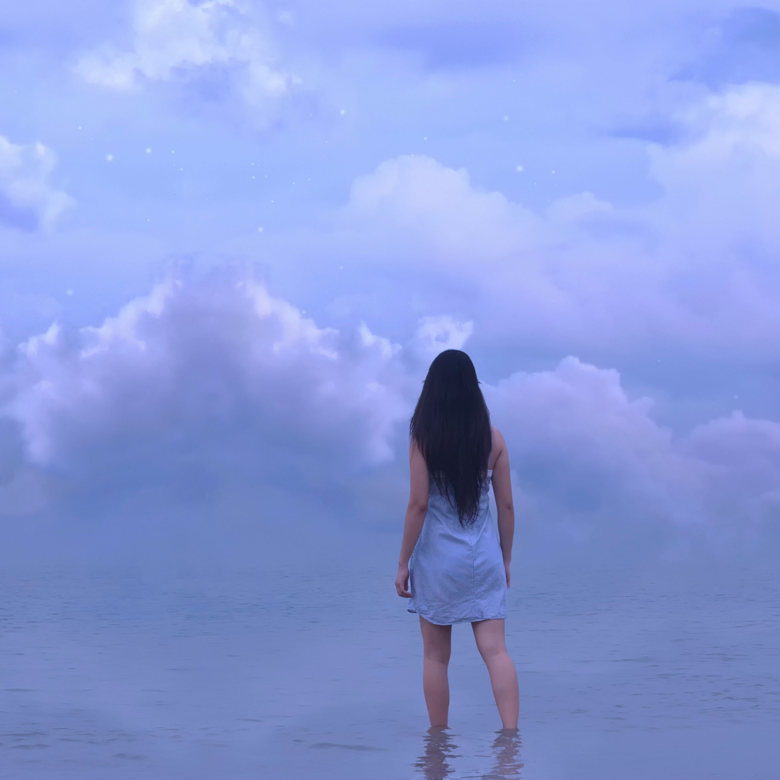 Girl Sky Wallpapers Wallpaper Cave