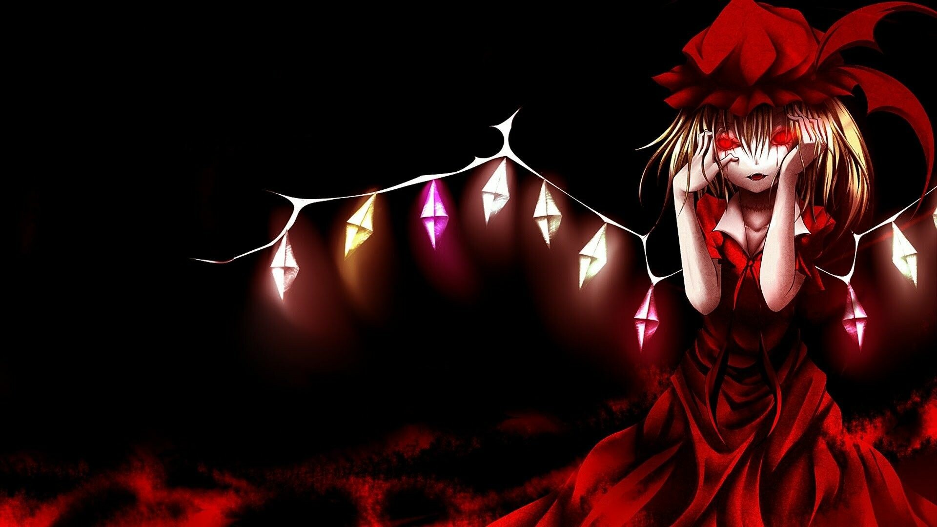 Dark Red PC Anime Wallpapers - Wallpaper Cave