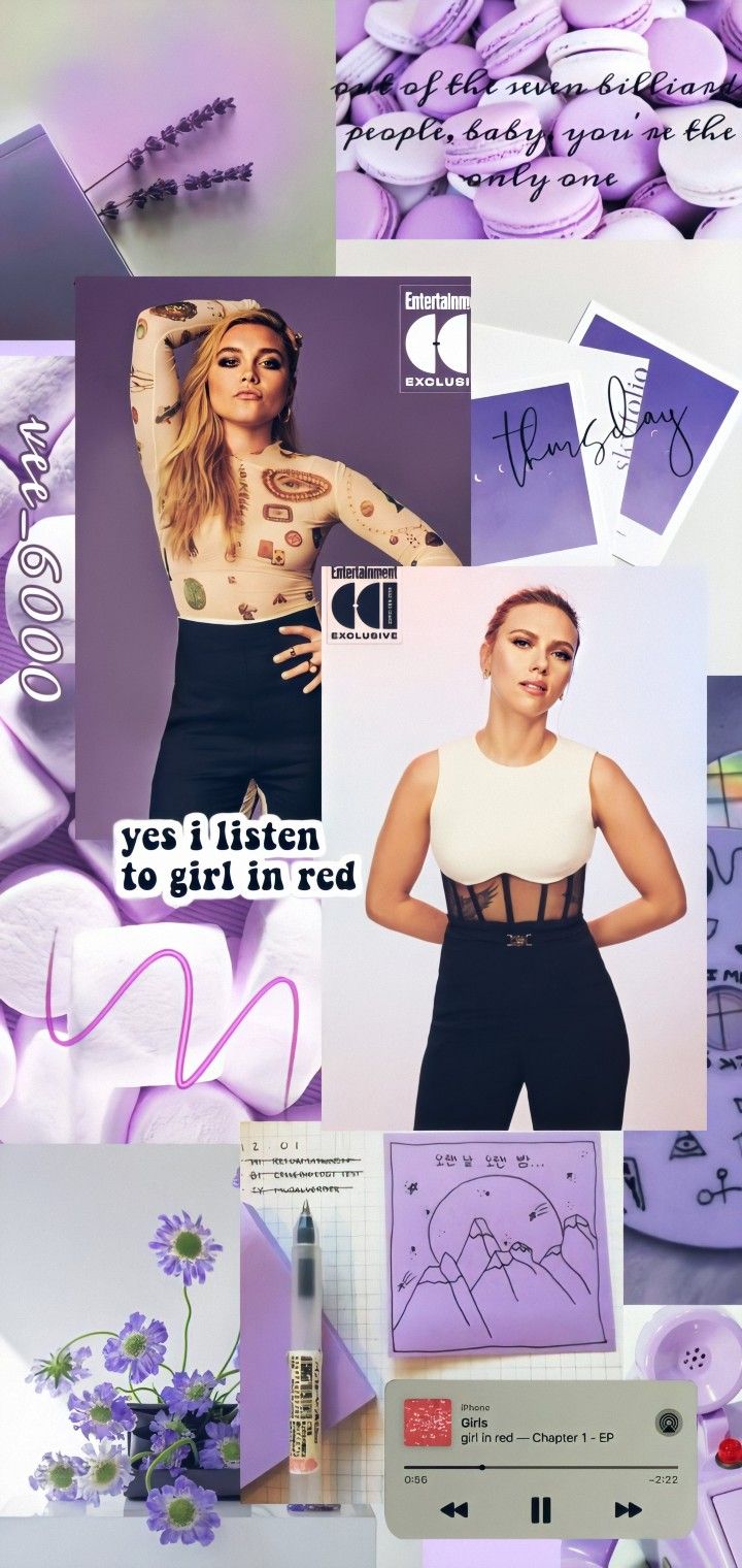 Scarlett Johansson And Florence Pugh Aesthetic Wallpapers - Wallpaper Cave