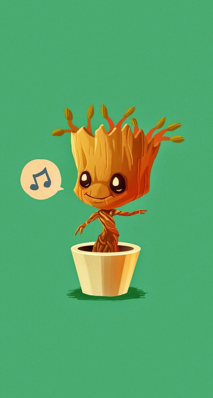Cute Groot iPhone Wallpapers - Wallpaper Cave
